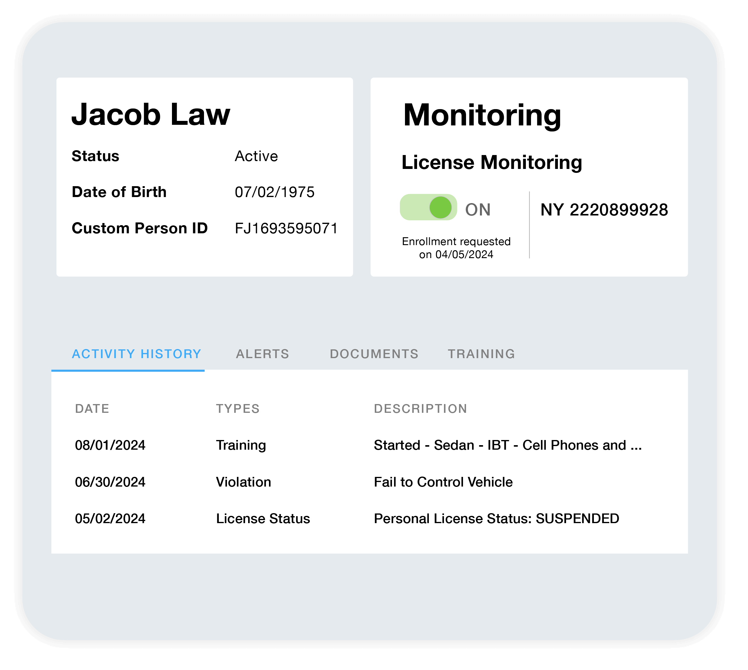 Continuous MVR Monitoring Services from SambaSafety