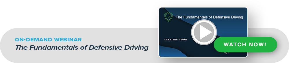 WEBINAR: The Fundamentals of Defensive Driving
